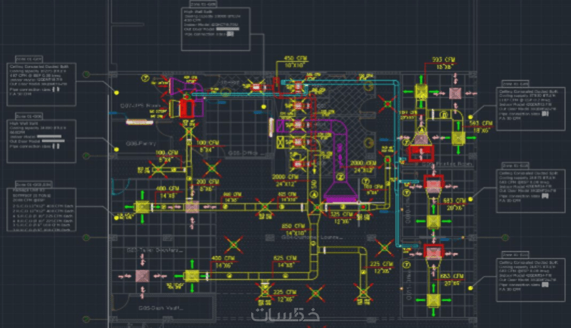 مهندس ميكانيكا محترف لتصميم أنظمة التكييف HVAC - خمسات
