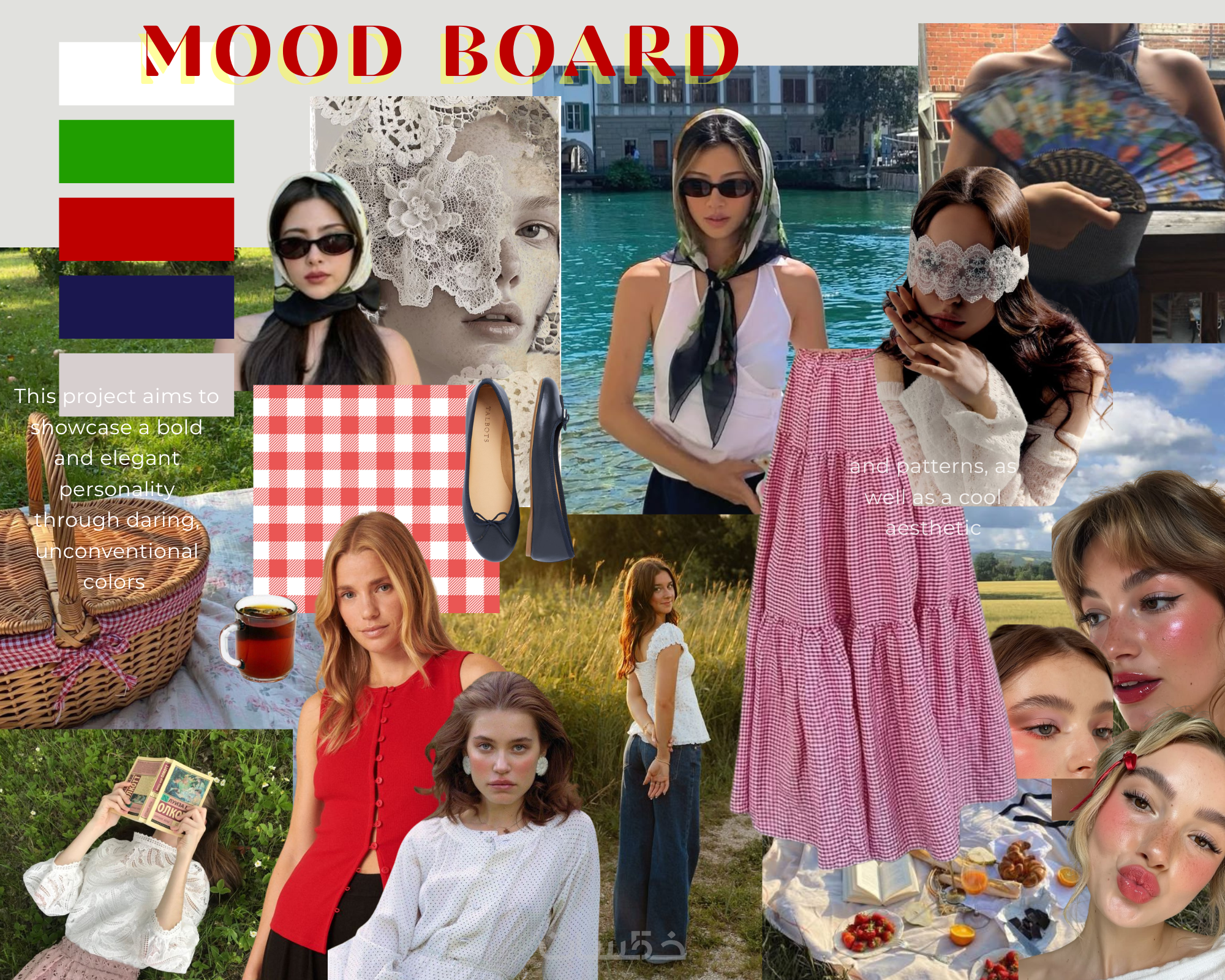 سأصمم لك Mood Board احترافي للأزياء والمشاريع الإبداعية - خمسات