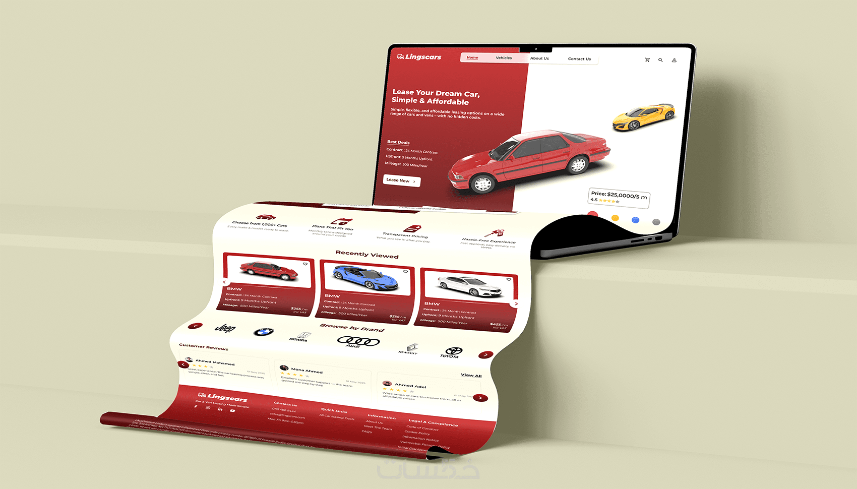 تصميم واجهة وتجربة مستخدم احترافية لموقعك الإلكتروني - خمسات