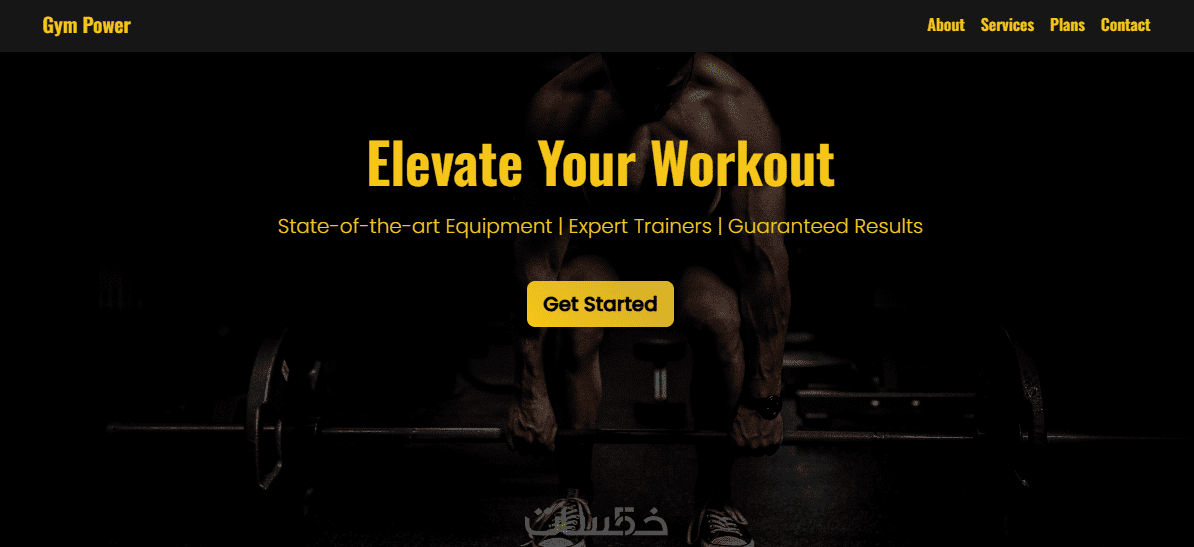 تصميم صفحة ويب ب HTML و CSS متجاوبة مع كل الاجهزة - خمسات