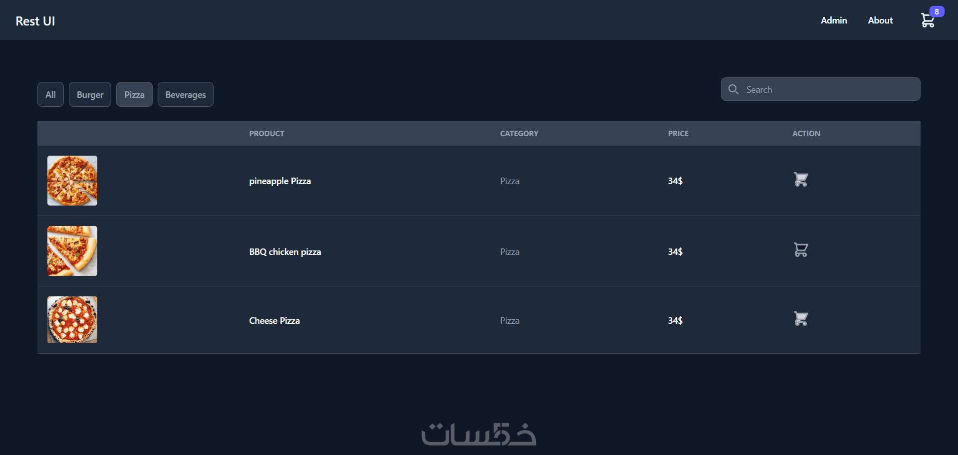 تصميم وبرمجة موقع متجاوب باستخدام HTML, CSS, JavaScript - خمسات