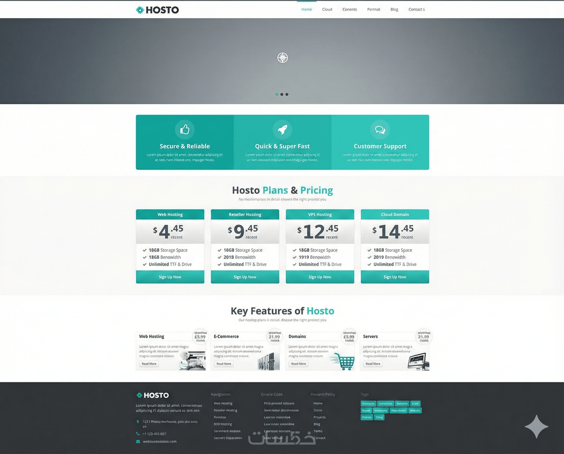 إنشاء وتطوير مواقع إلكترونية متكاملة .NET, Angular, React - خمسات