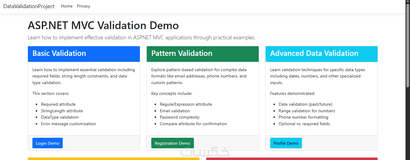 بناء وتخصيص مواقع ديناميكية باستخدام ASP.NET Core MVC - خمسات