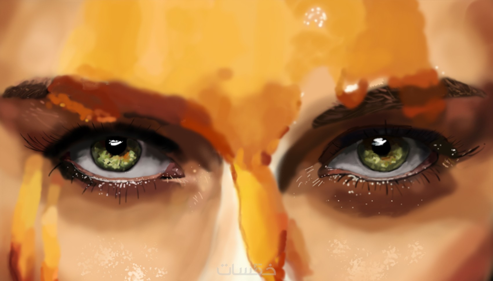 رسم صور بورتريه بجودة عالية Realistic portrait painting - خمسات