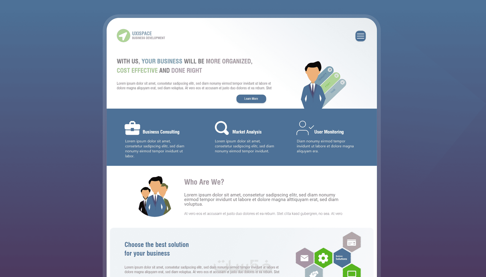 تصميم المواقع الالكترونية باستخدام HTML/CSS/JS/VUE/REACT - خمسات