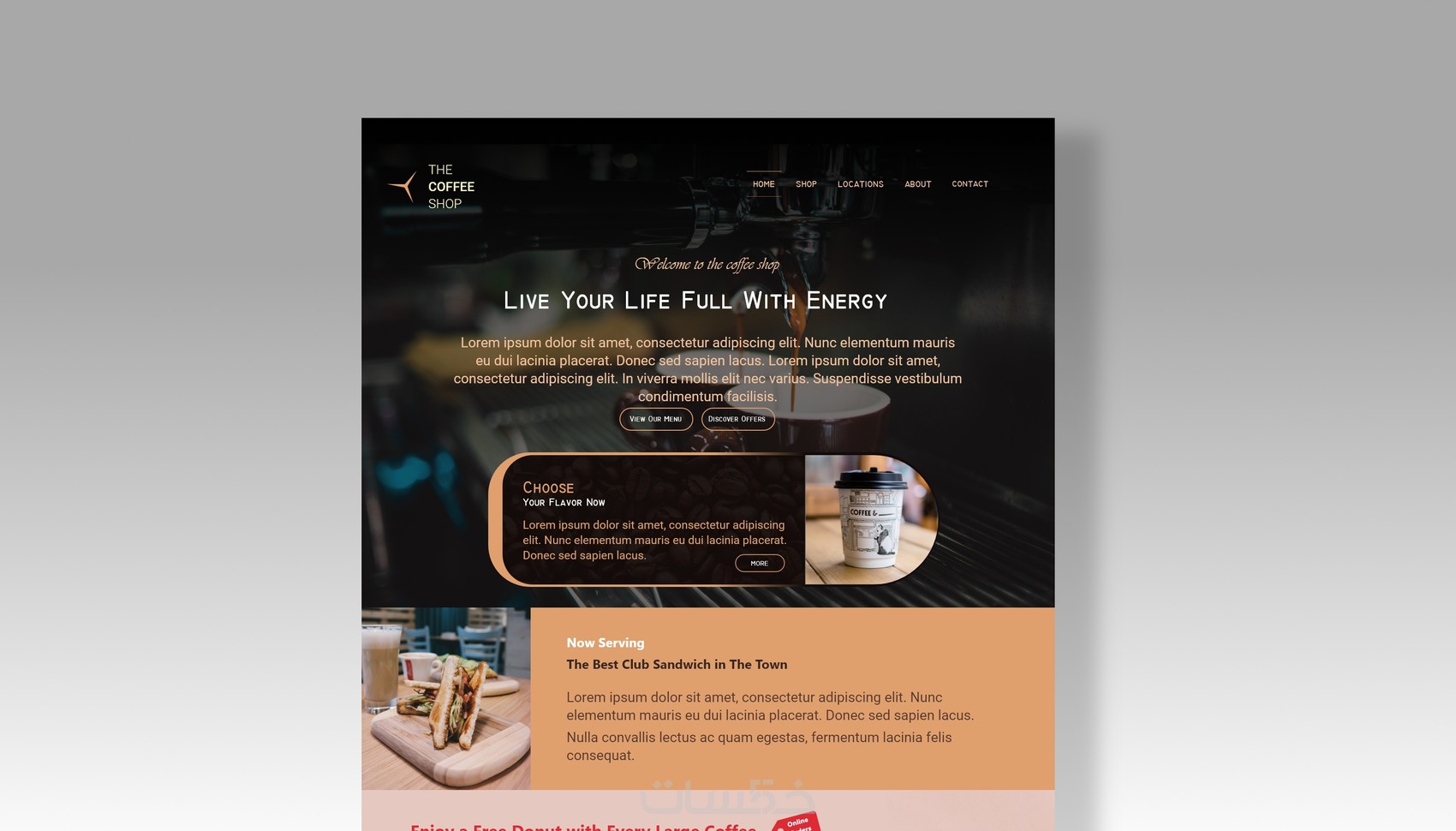 تصميم المواقع الالكترونية باستخدام HTML/CSS/JS/VUE/REACT - خمسات