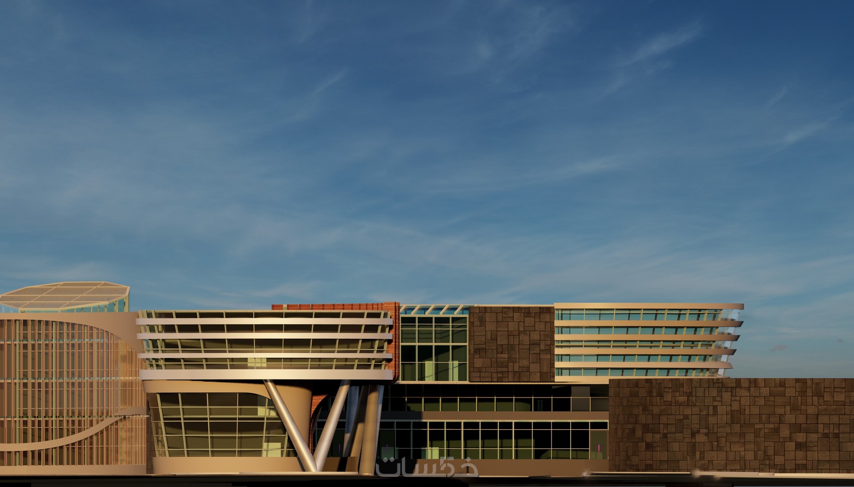 تصميم 3 دي لكافة انواع المباني Bim and Rivet modeling - خمسات