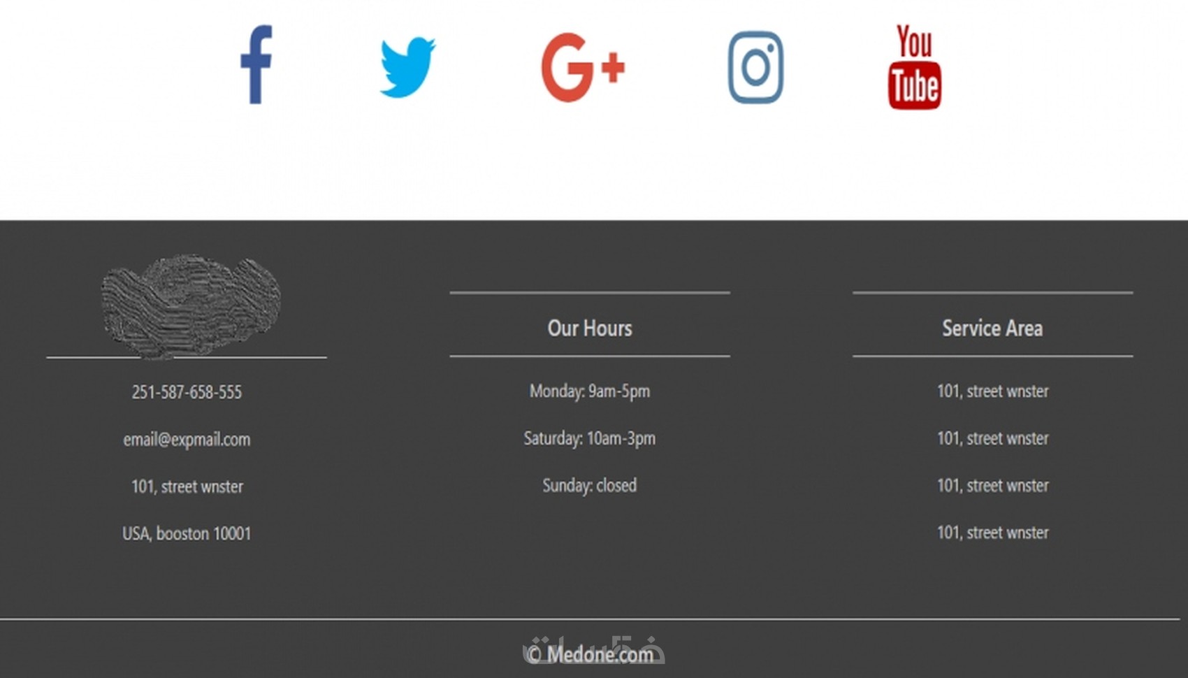 تصميم موقعك الخاص فقط بي HTML | CSS | Bootstrap |FontAwesome - خمسات