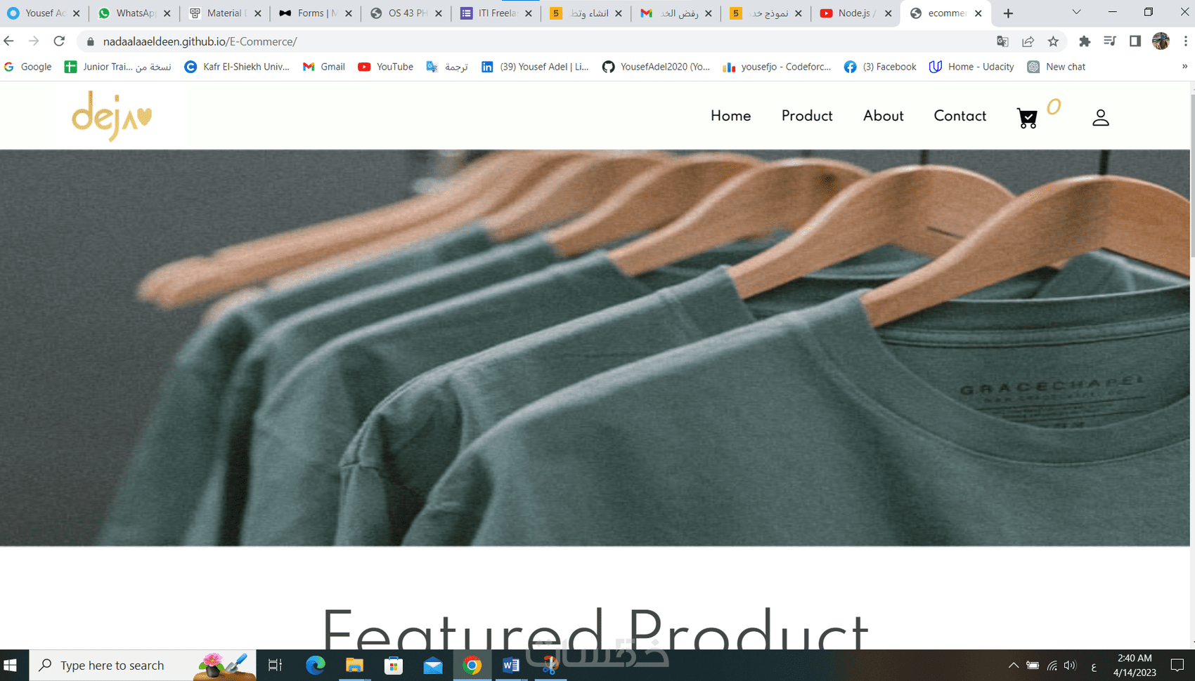 تصميم موقع باستخدام Html Css Javascript Bootstrap خمسات
