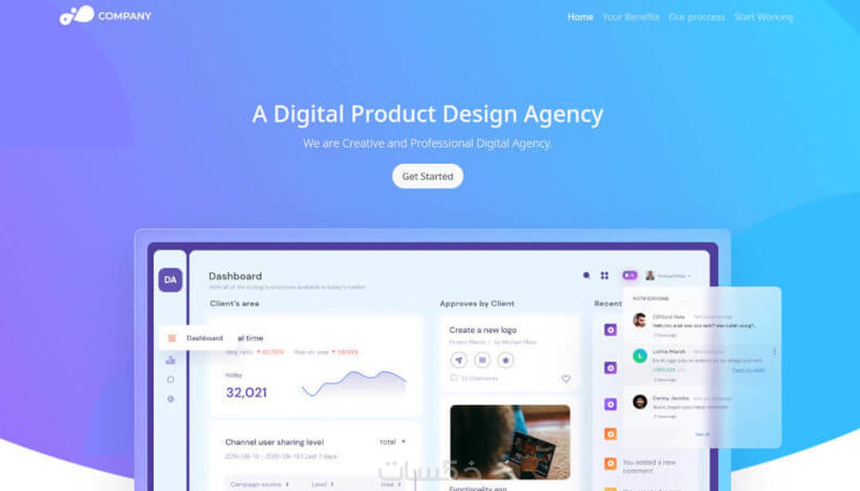 تصميم وإنشاء صفحة هبوط حترافية ومتوافقه مع جميع الشاشات - خمسات