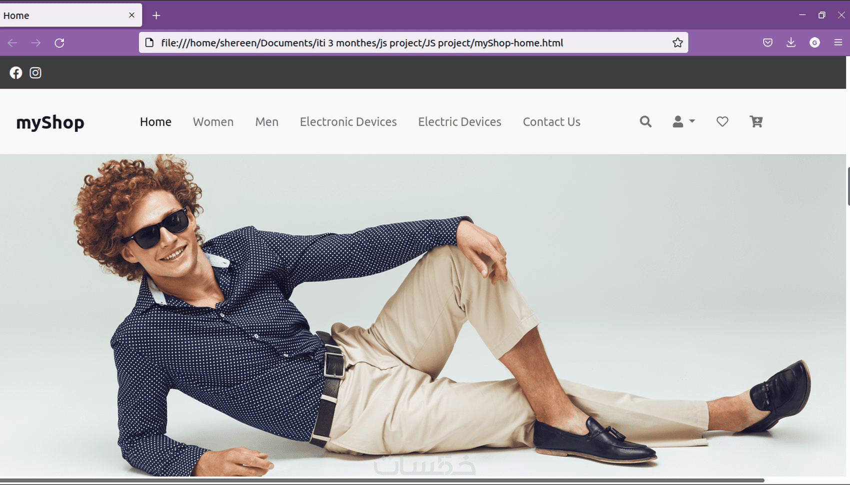 تصميم موقعك الألكترونى html5, css3, Bootstrap framework . - خمسات