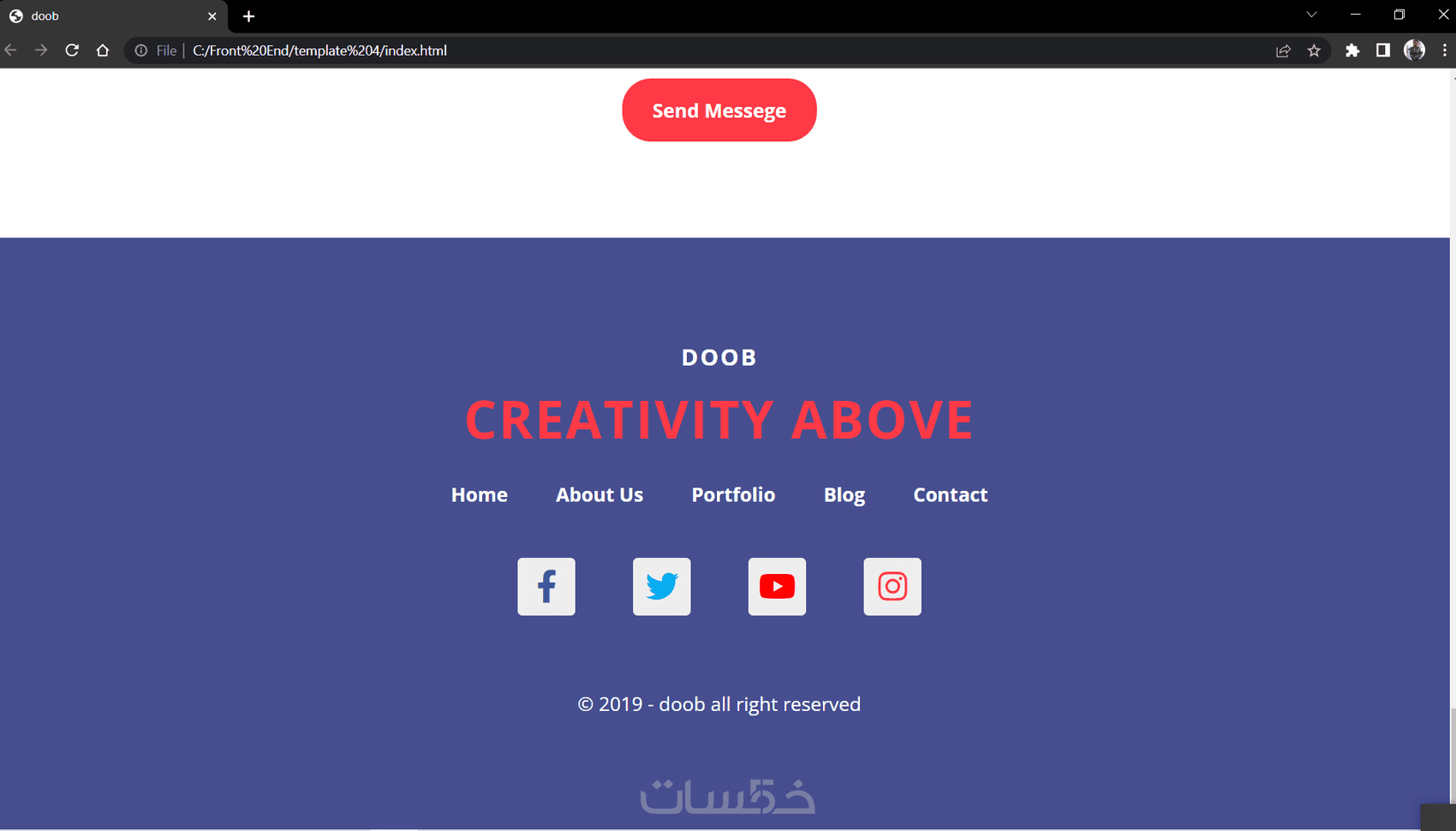 تصميم و تطوير واجهة المستخدم باستخدام HTML & CSS - خمسات