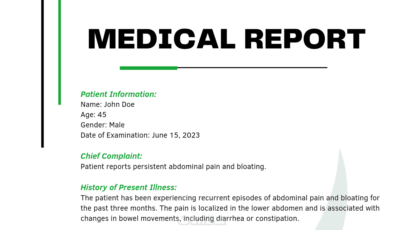 ترجمة تقارير طبية من الانجليزية للعربية - خمسات