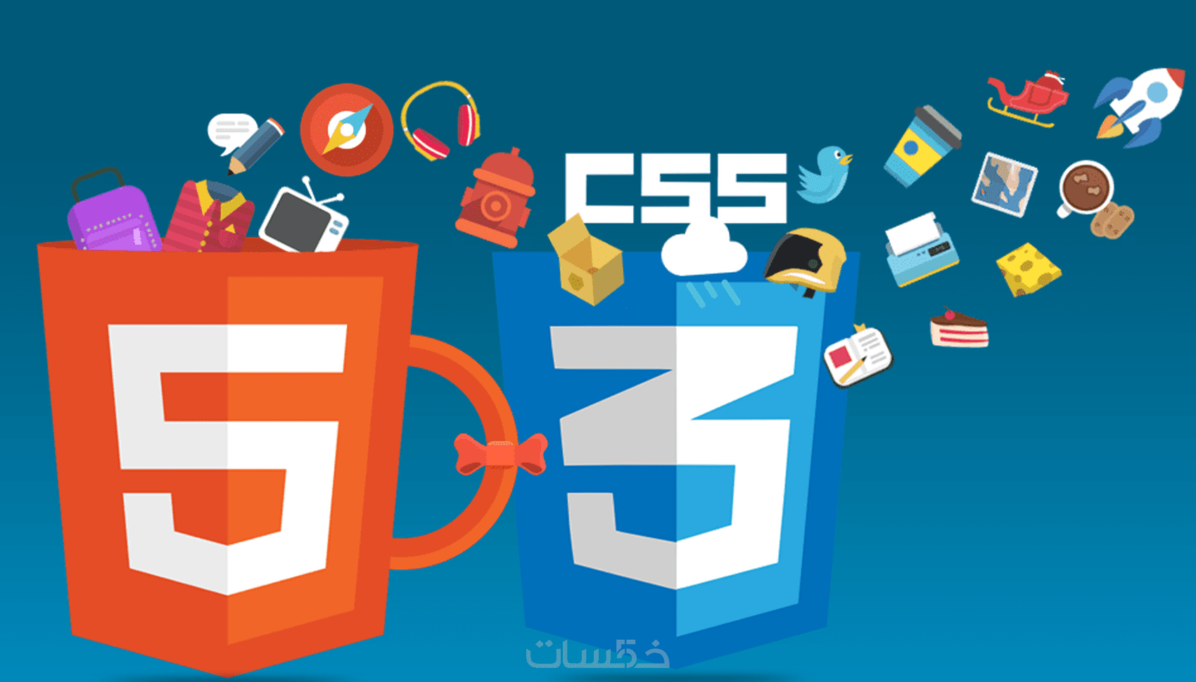 تصميم صفحات الويب HTML5 -CSS3- Bootstrap- JS- jQuery-Angular - خمسات