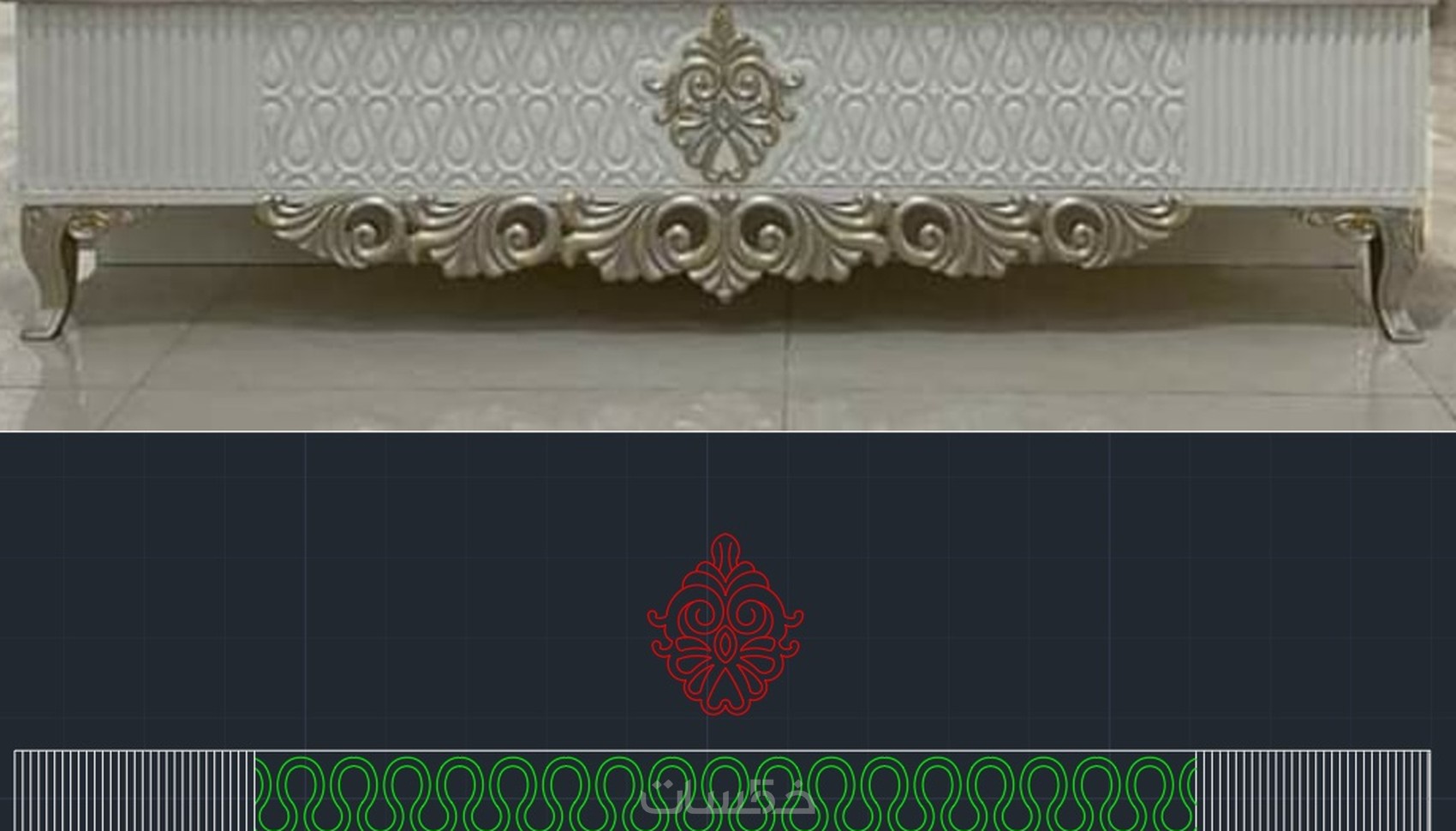 رسم التصاميم 2D , 3D لماكينات CNC - خمسات