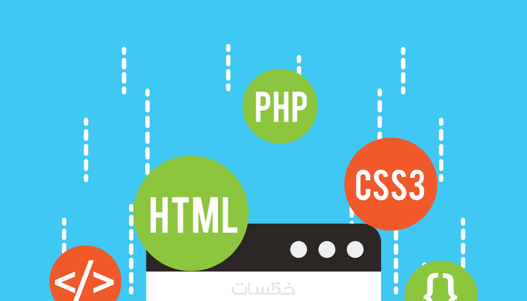 تحويل صورة png إلى تصميم html,css - خمسات