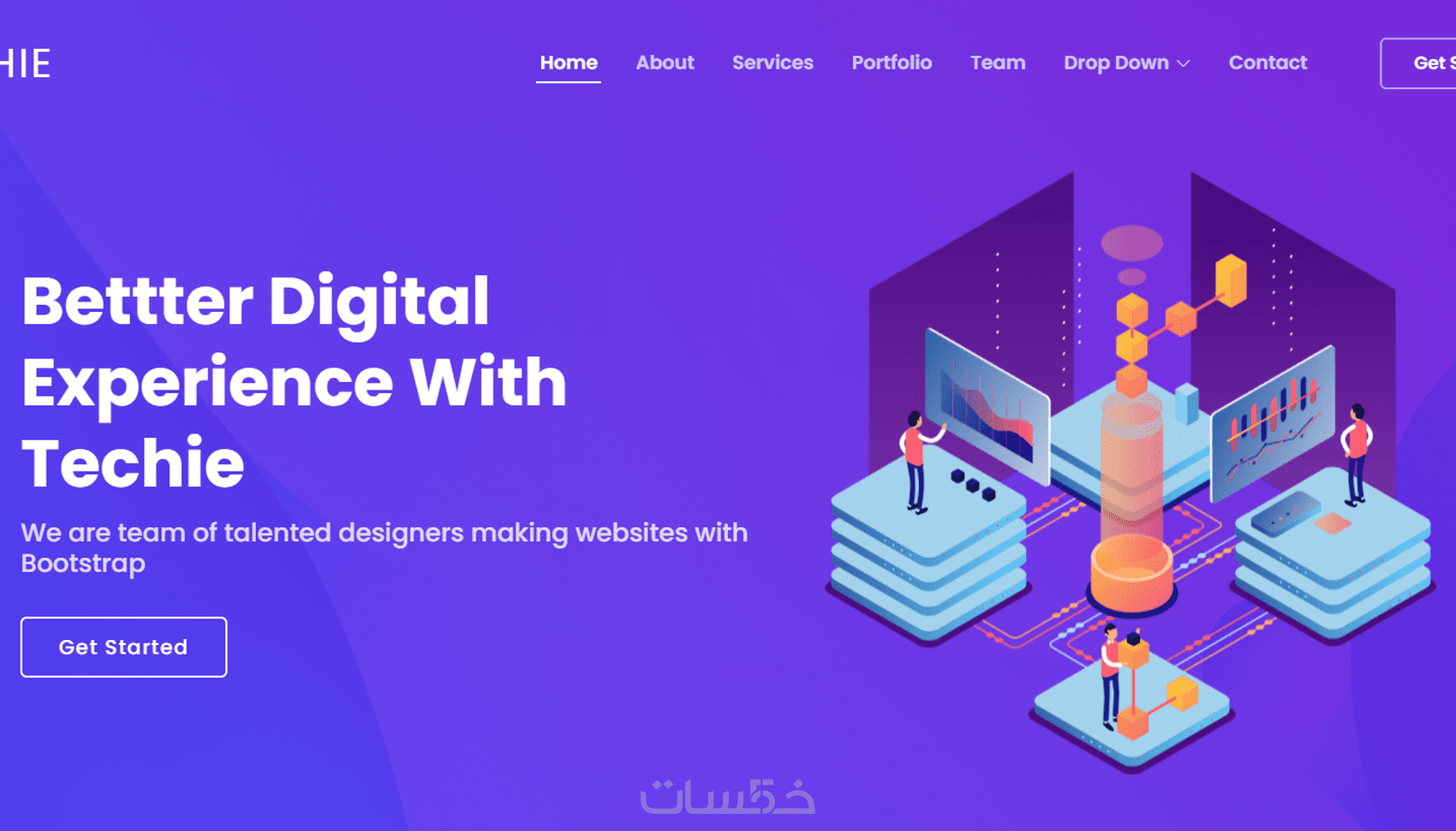 تعريب قوالب مواقع ويب جاهزة - خمسات