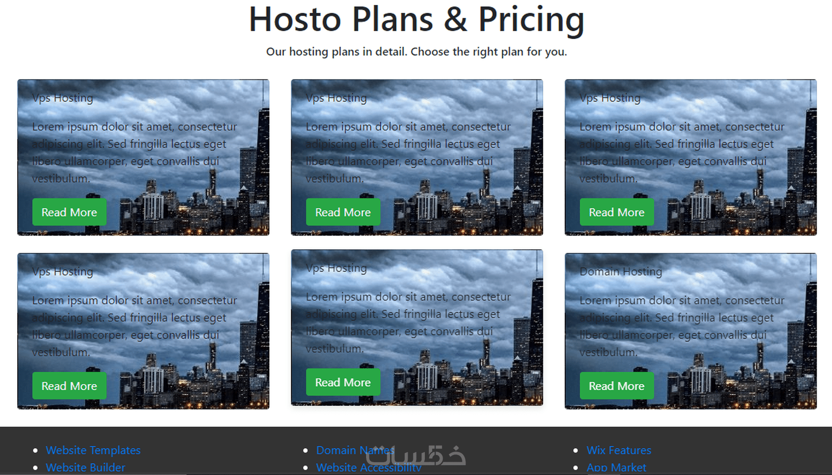 تصميم صفحات الكترونية باستخدام html css bootstrap - خمسات