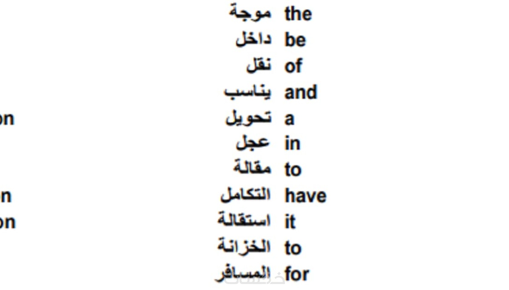 تلخيص لأهم ( 6000 ) كلمة في اللغة الانجليزية - خمسات