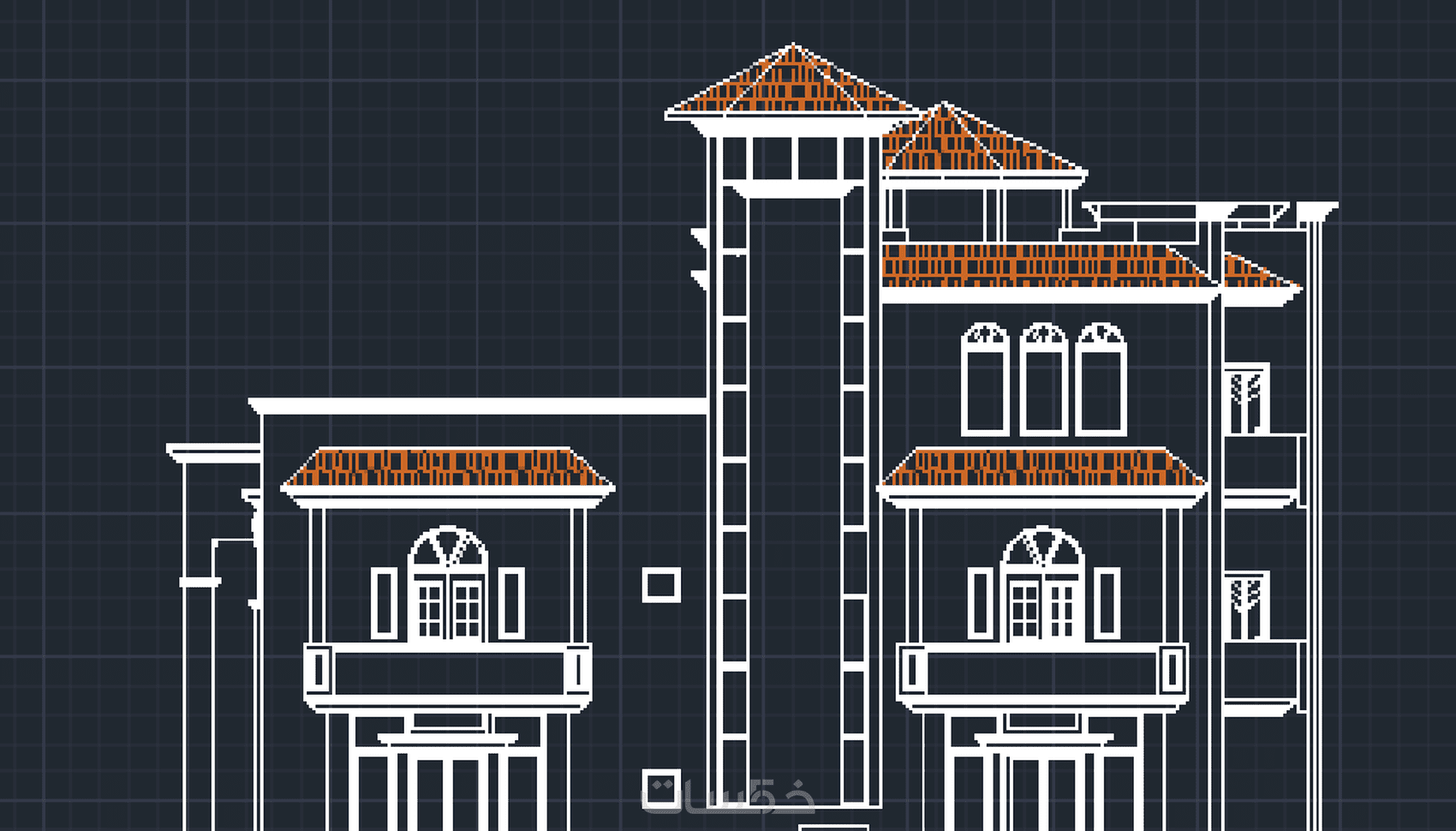 رسم مخططات هندسية على برنامج Autocad 2d بسرعة ودقة فائقة خمسات