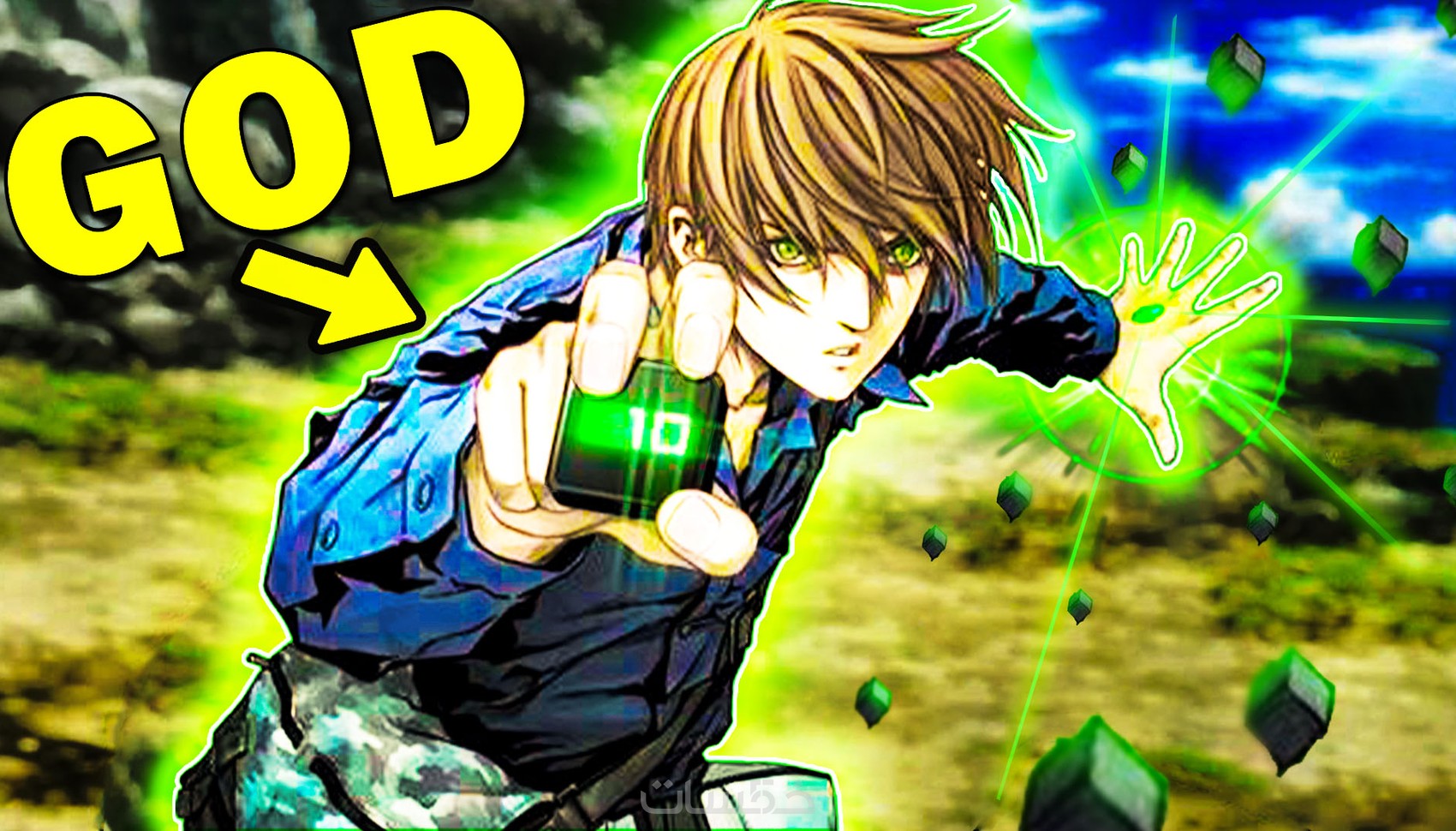 تصميم صورة مصغرة احترافية لمحتوي ملخصات الانمي Ani-recap - خمسات