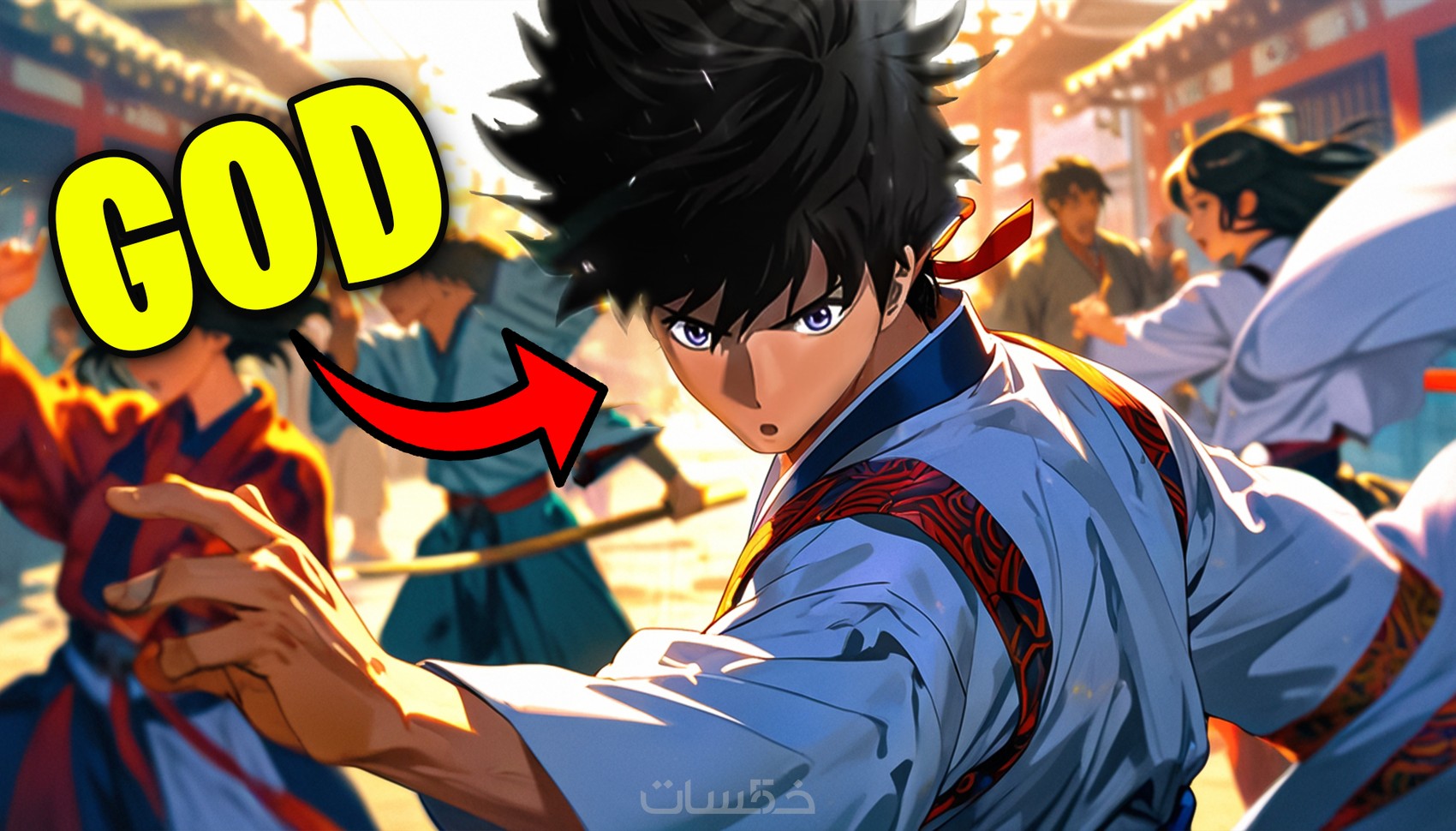 تصميم صورة مصغرة احترافية لمحتوي ملخصات الانمي Ani-recap - خمسات