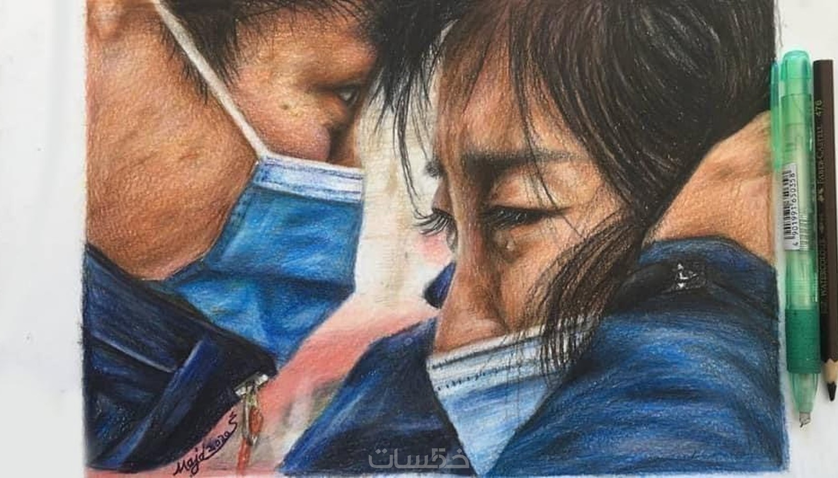 سوف اقوم برسم الرسمة التي تريدها خلال نصف ساعة خمسات