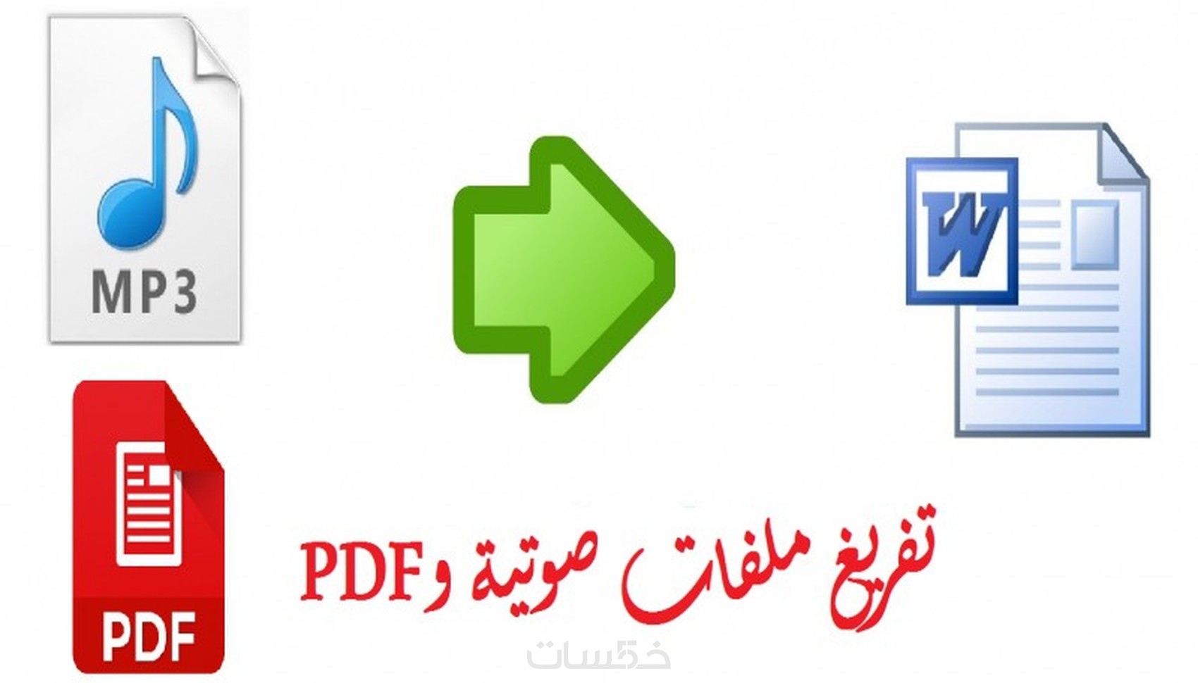 تفريغ ملفات PDF أو ملفات سكانر أو صور إلى الوورد Word وEXECL - خمسات