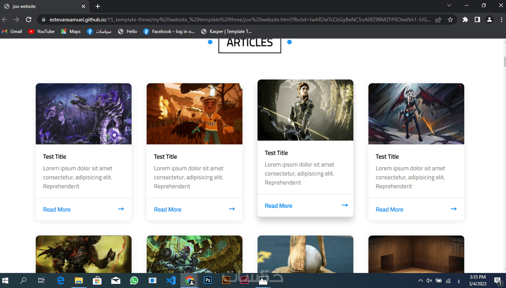 تصميم وبرمجه صفحه واحد باستخدام Css Html خمسات 