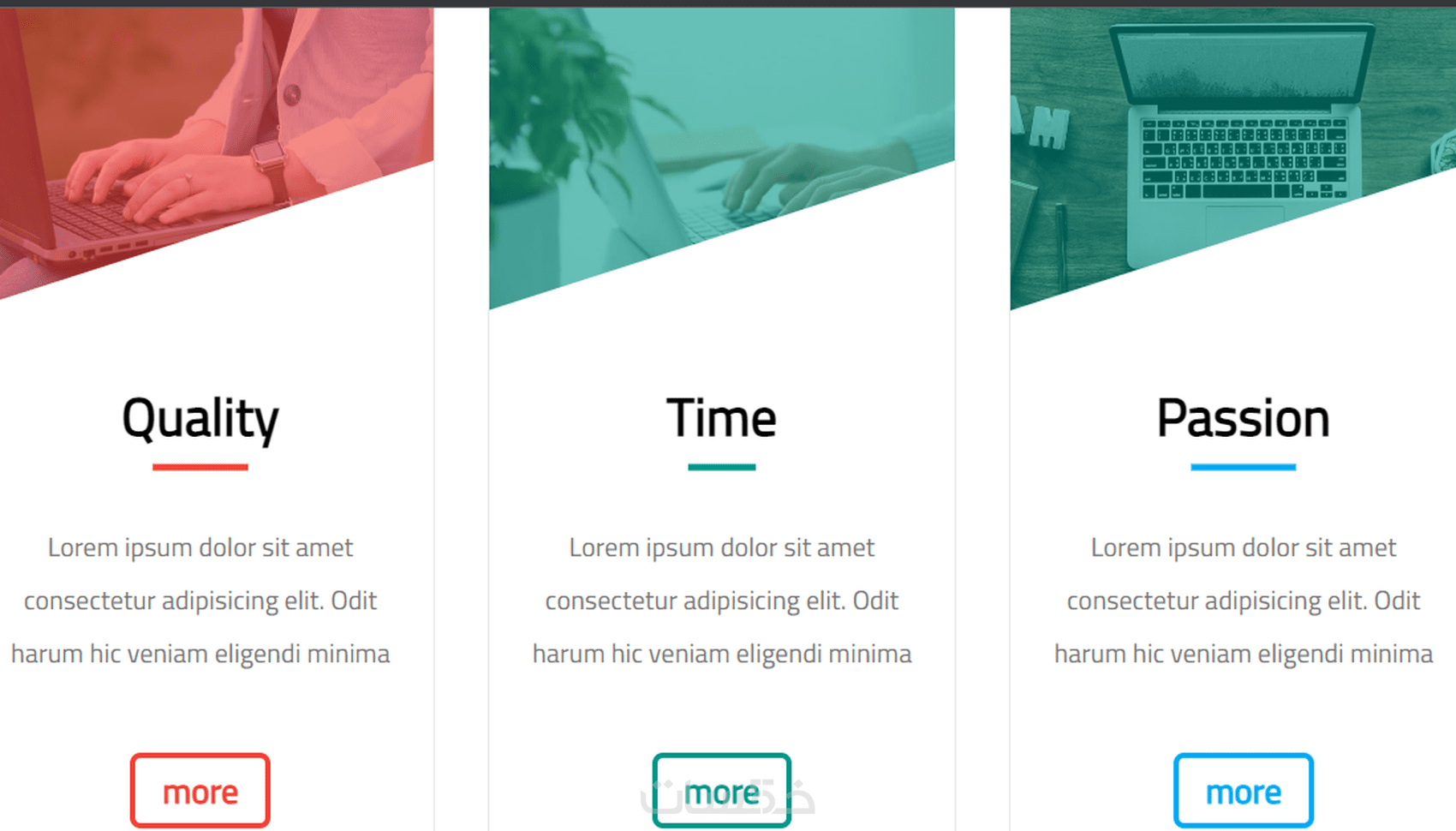 تصميم وبرمجه صفحه واحد باستخدام Css Html خمسات 