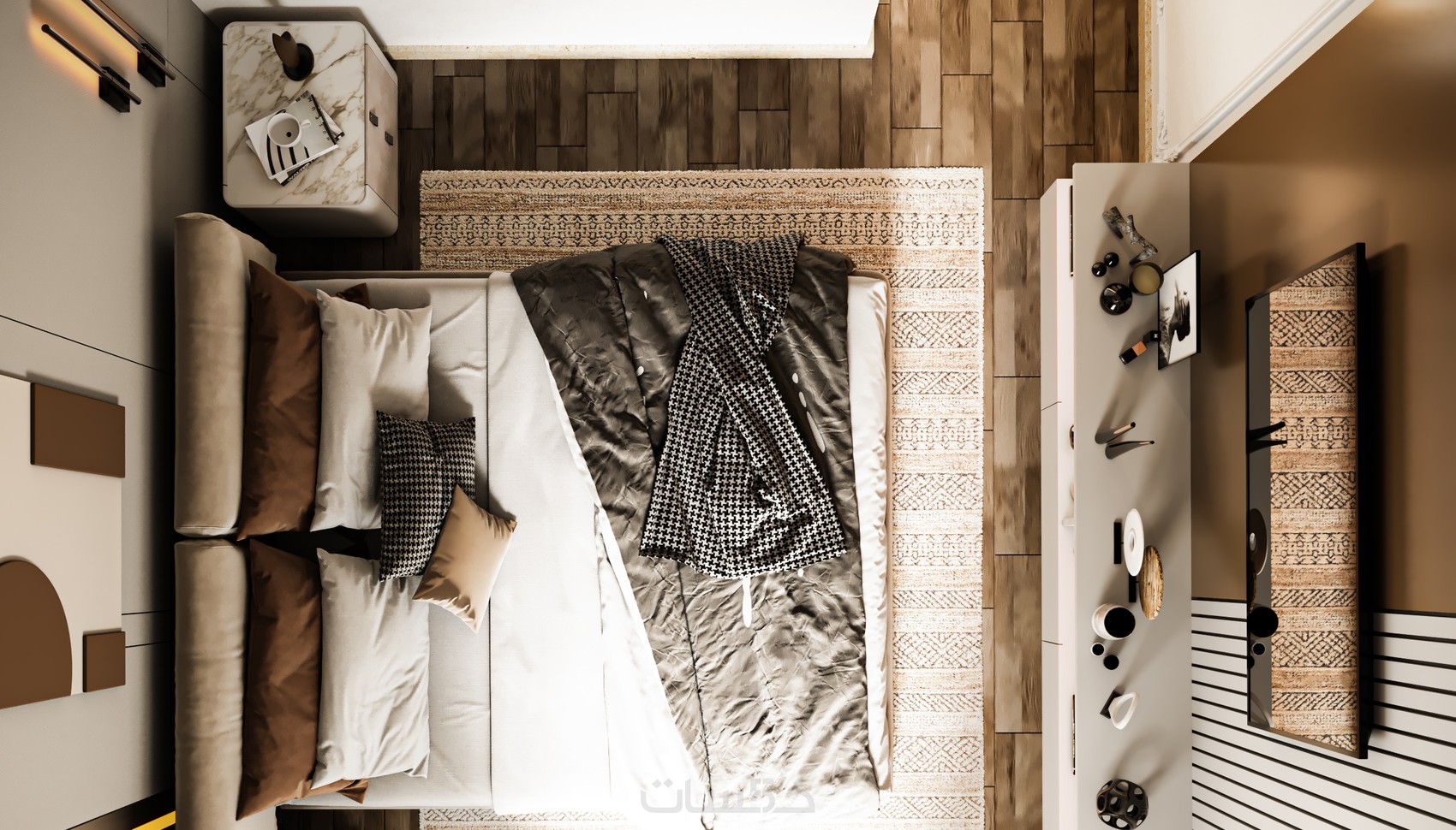 تصميم ديكور لجميع الفراغات المعمارية 2d & 3d 3dmax & autocad - خمسات