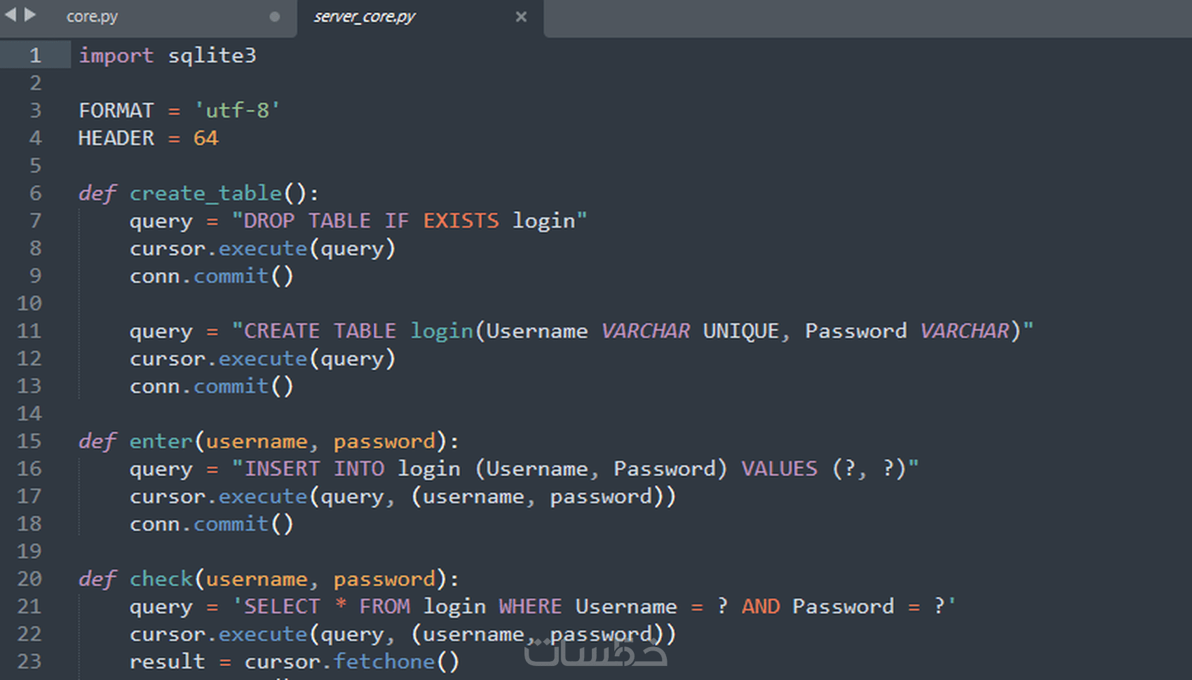 كتابة اكواد برمجية بلغة Python - خمسات