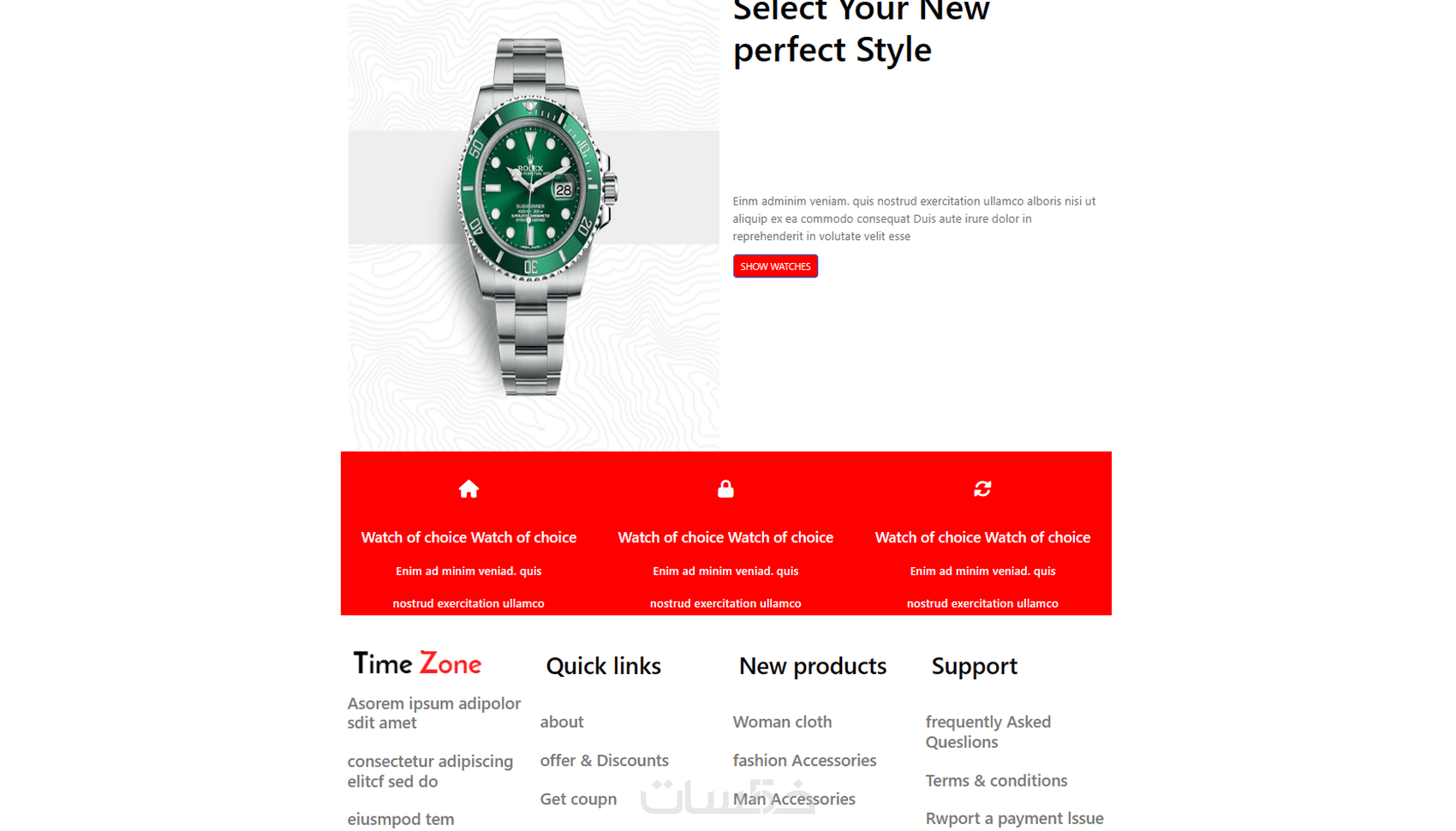 برمجه و تصميم افضل الموقع بي استخدام Cssوhtml وbootstrap خمسات