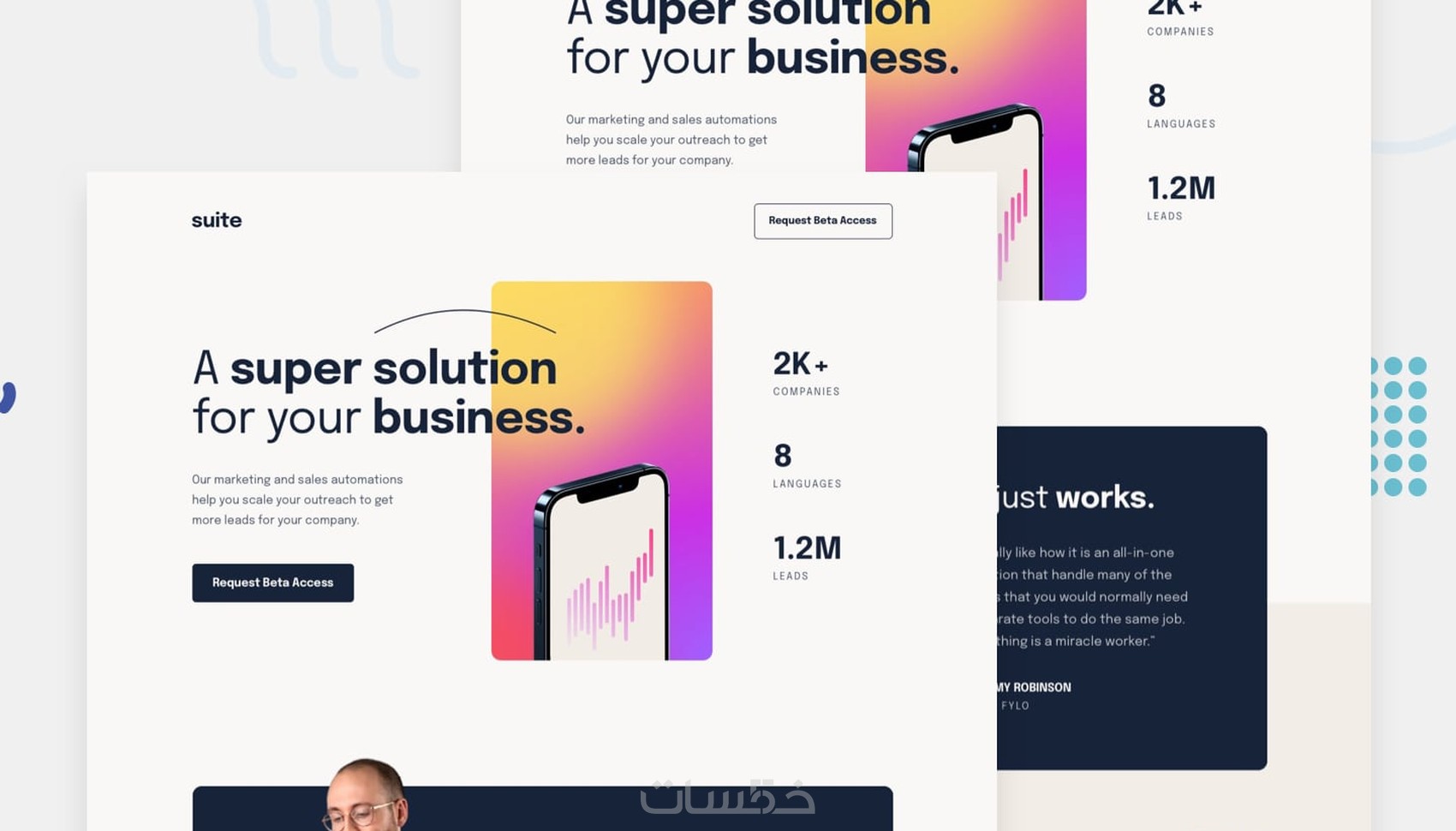 تحويل تصميمك الجاهز إلى HTML5, CSS3, javaScript - خمسات