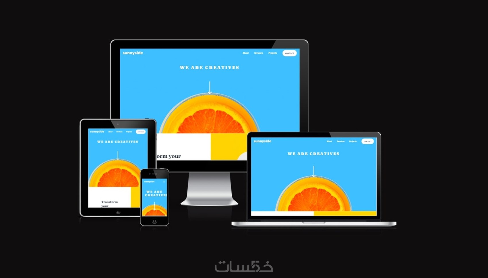 تحويل تصميم PSD / Figma / XD / AI إلى HTML / CSS - خمسات تحويل تصميم PSD / Figma / XD / AI إلى HTML / CSS - خمسات