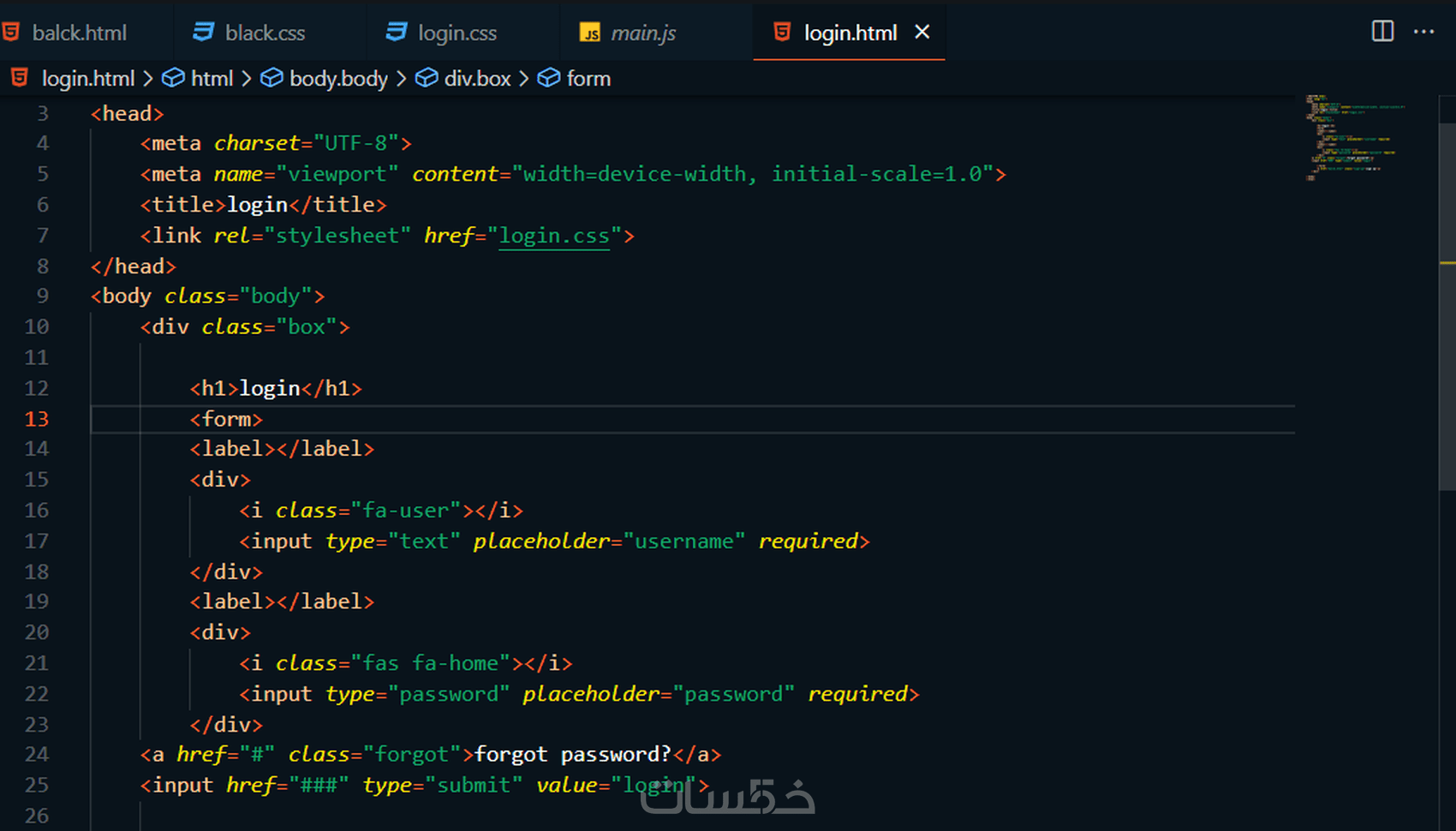 تصميم واجهة المواقع بالغة html و css و js بجودة عالية - خمسات