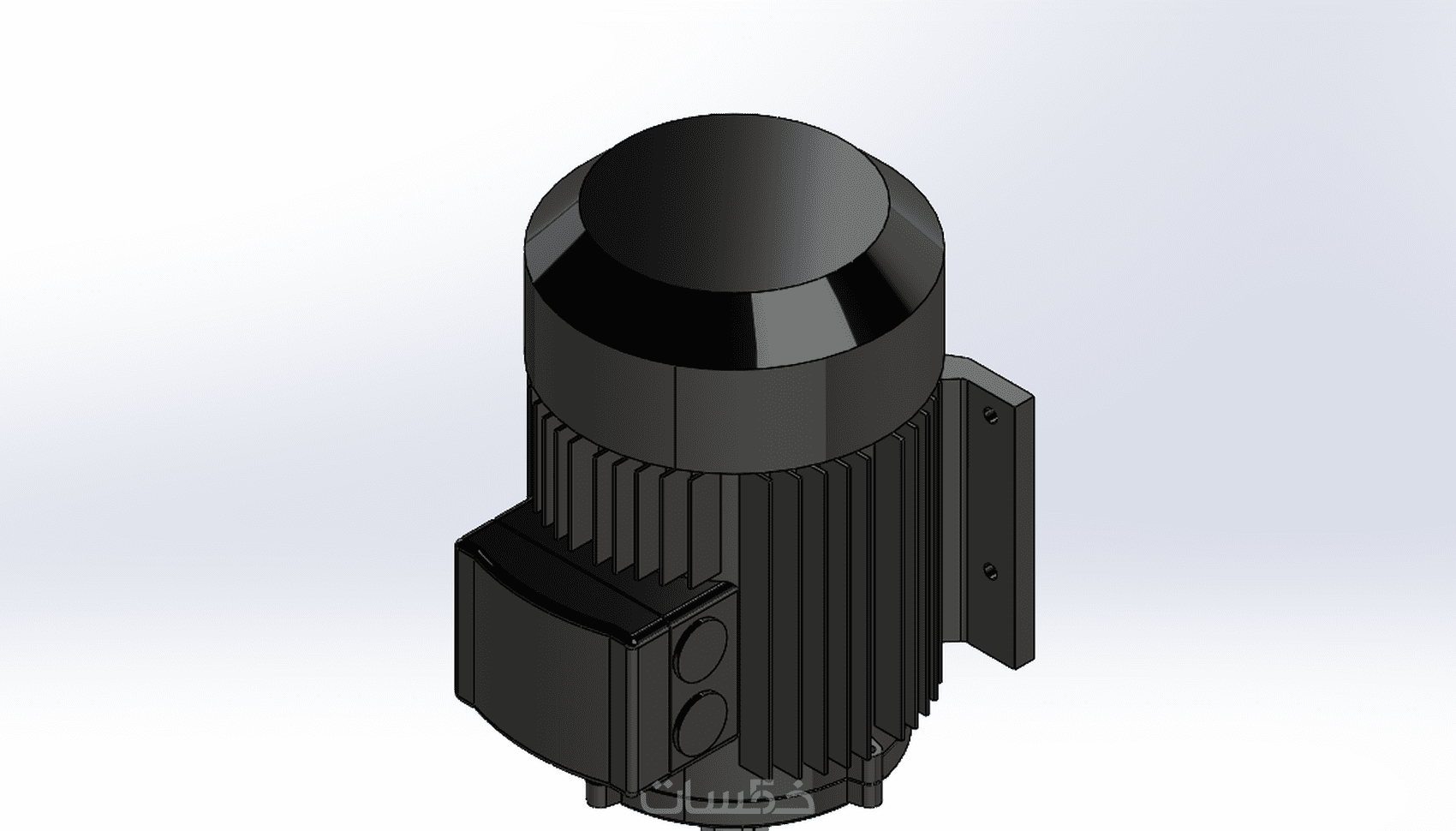 تصميم مشروع كامل متناسق و رسم هندسي بواسطة برنامجsolidworks خمسات