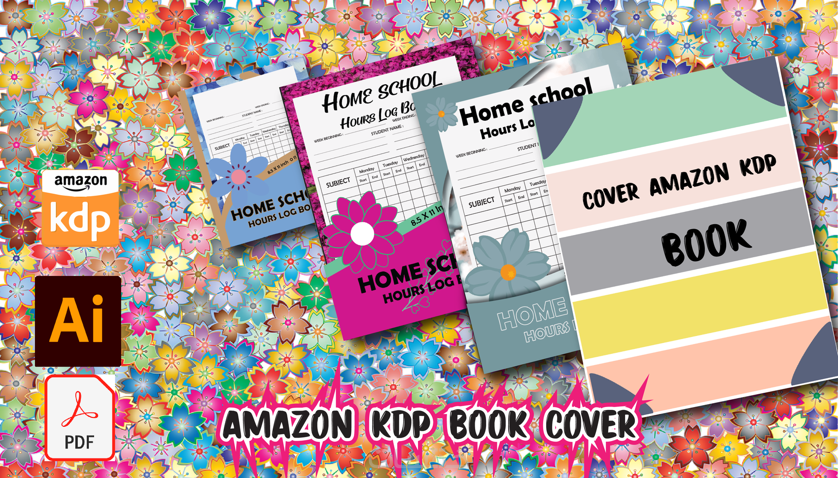 تصميم اغلفة كتب في منصة امازون كيندل AMAZON KDP cover - خمسات