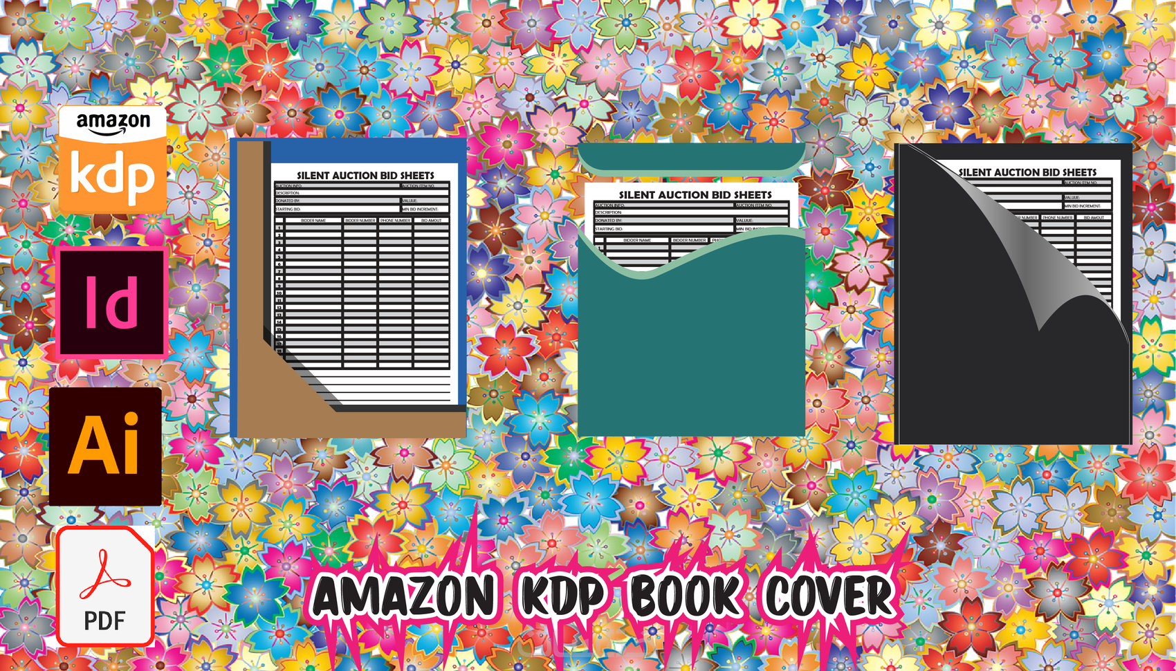 تصميم اغلفة كتب في منصة امازون كيندل AMAZON KDP cover - خمسات