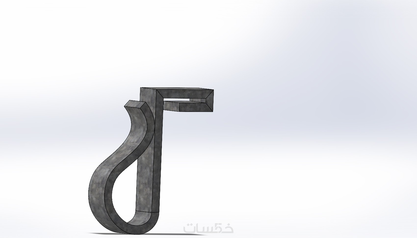 رسم وتصميم اي حزء على برنامج Solidworks - خمسات