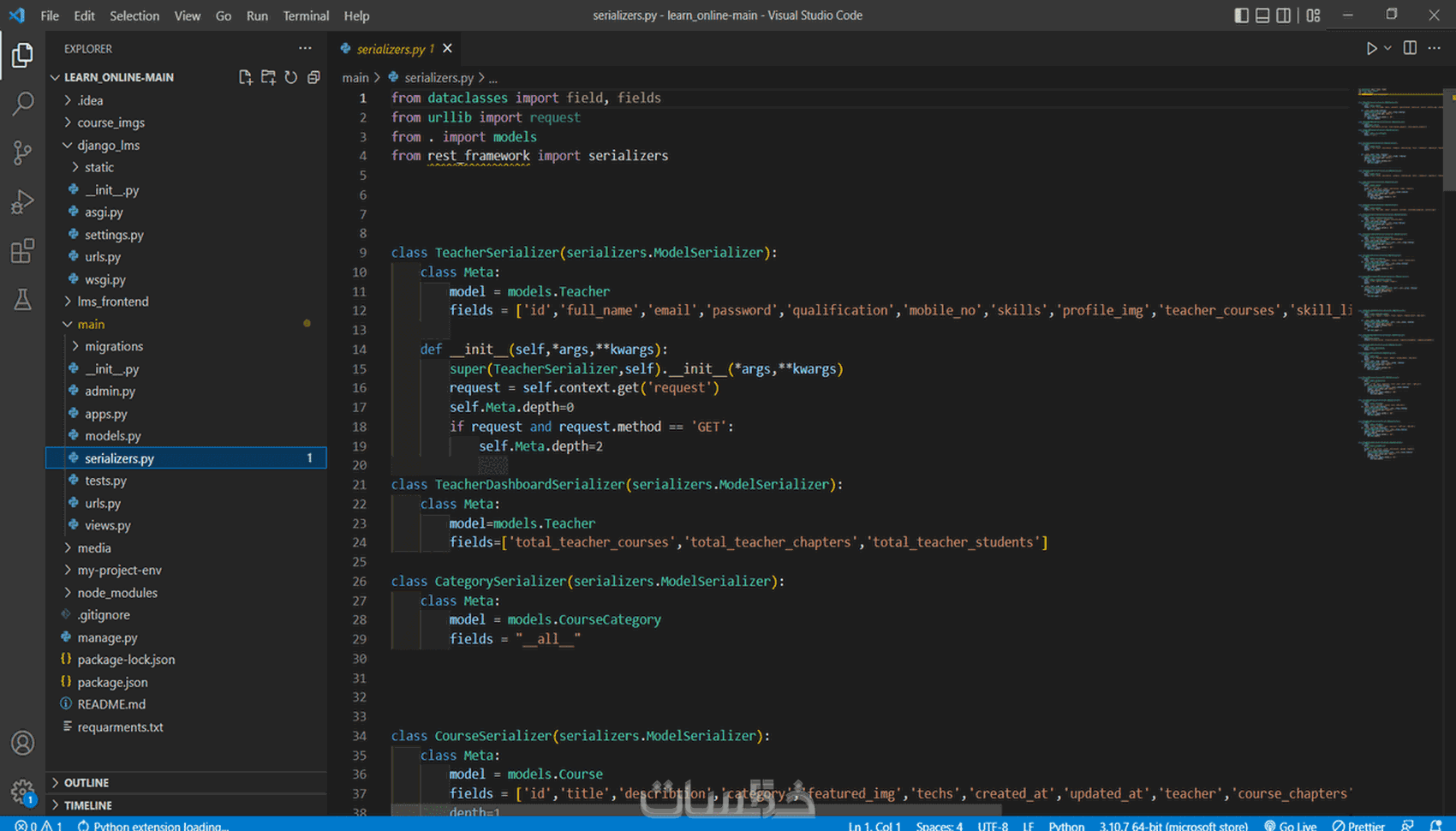 عمل مواقع باستخدام python , html , Django - خمسات