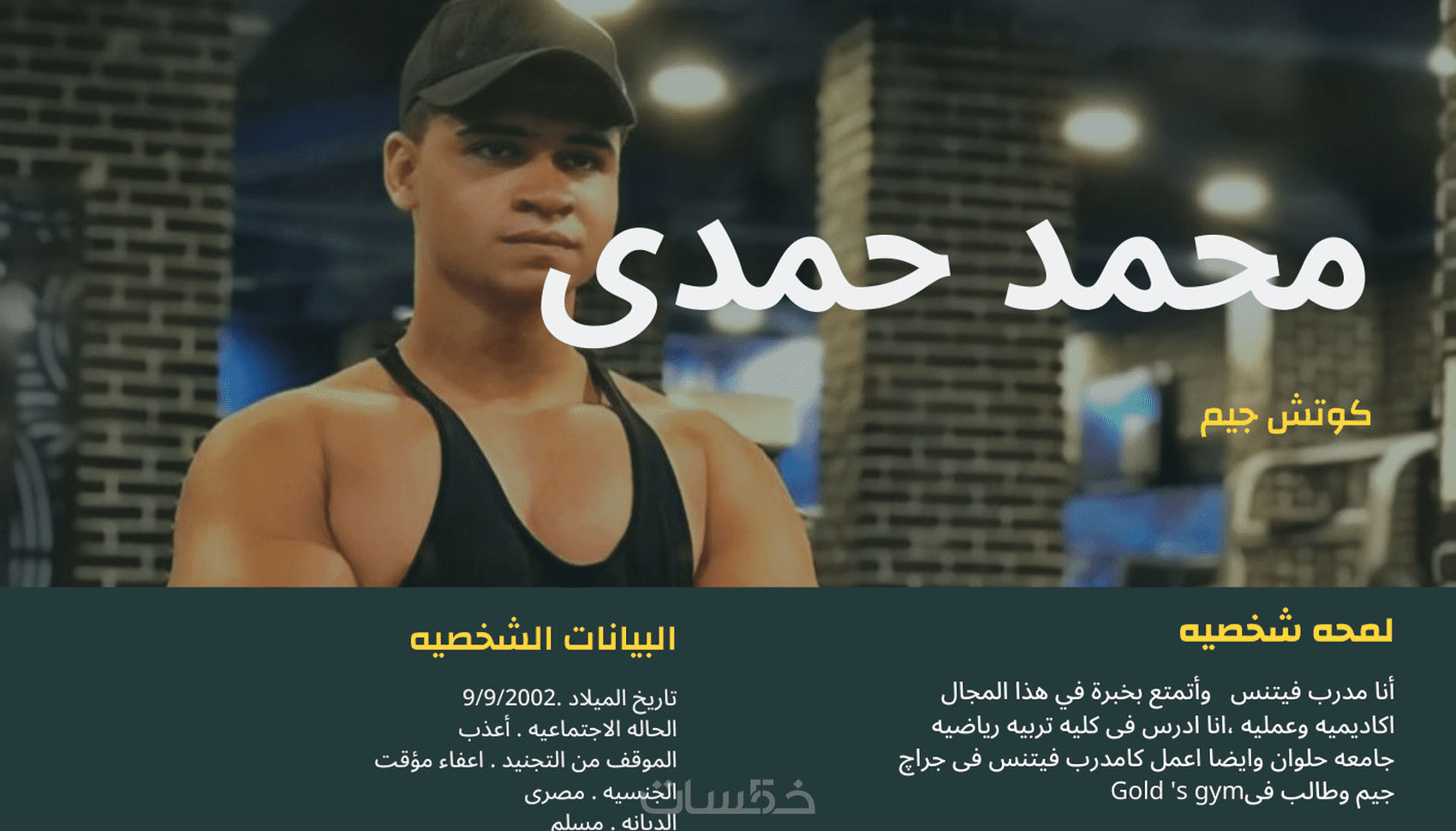 تصميم سير ذاتيه بطريقه احترافيه - خمسات