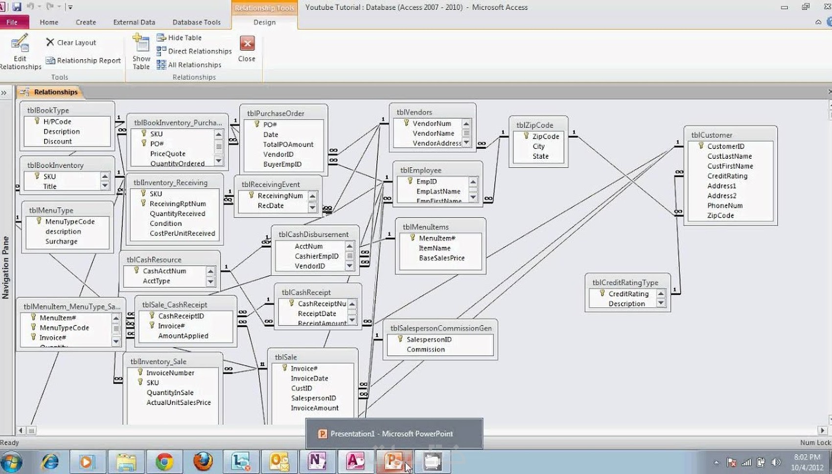 تطوير قواعد بيانات MS ACCESS - خمسات