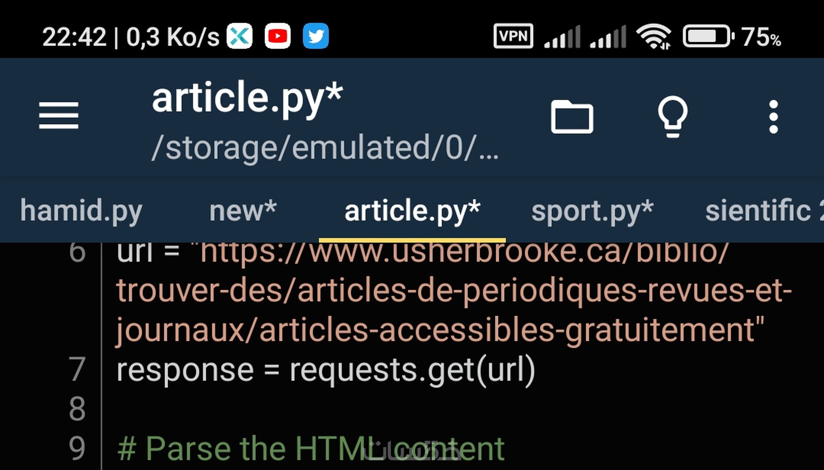 كتابة كود برمجي احترافي أو تعديله بلغة Python - خمسات