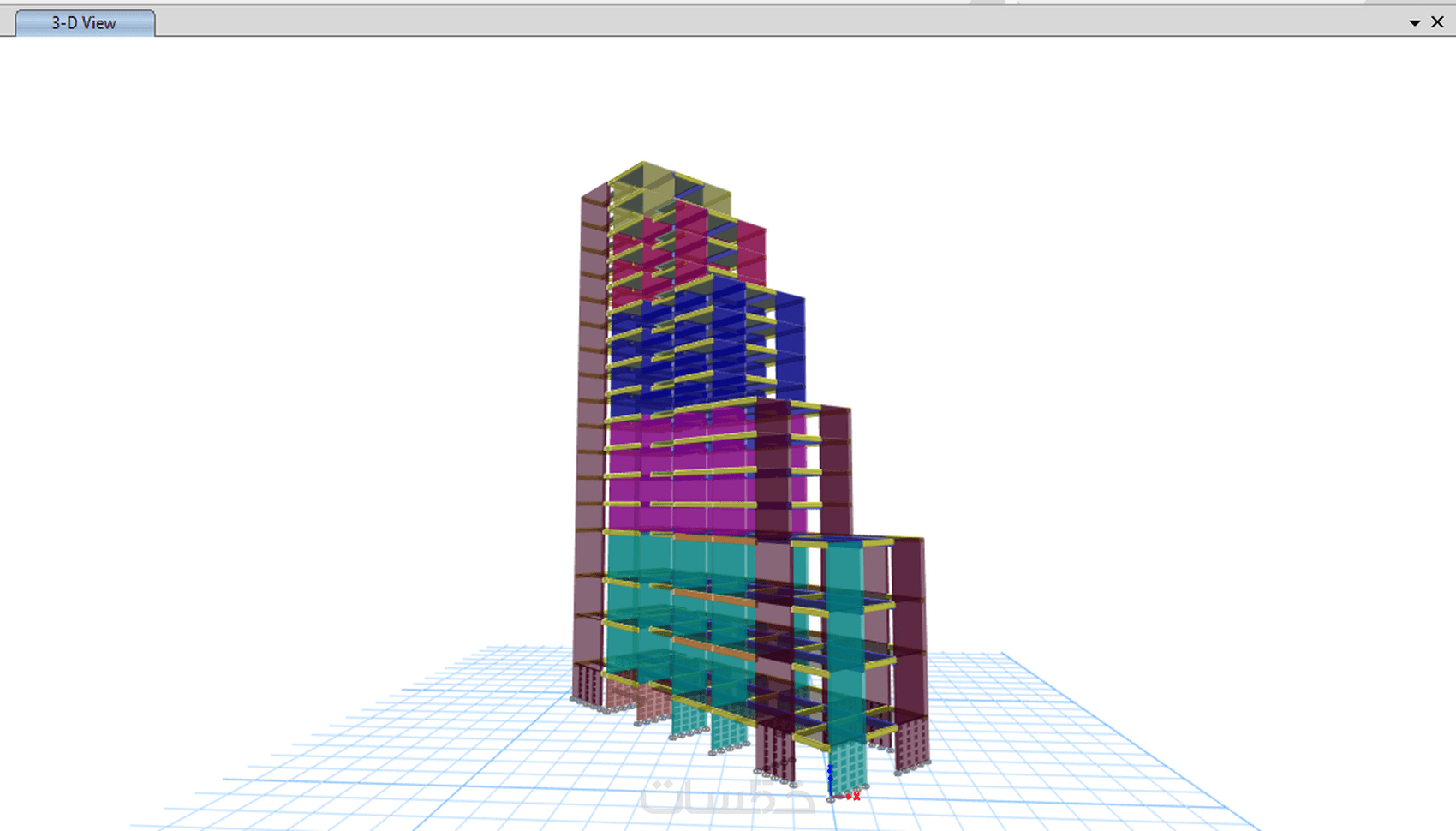 نمذجة وتصميم المباني على Etabs - خمسات