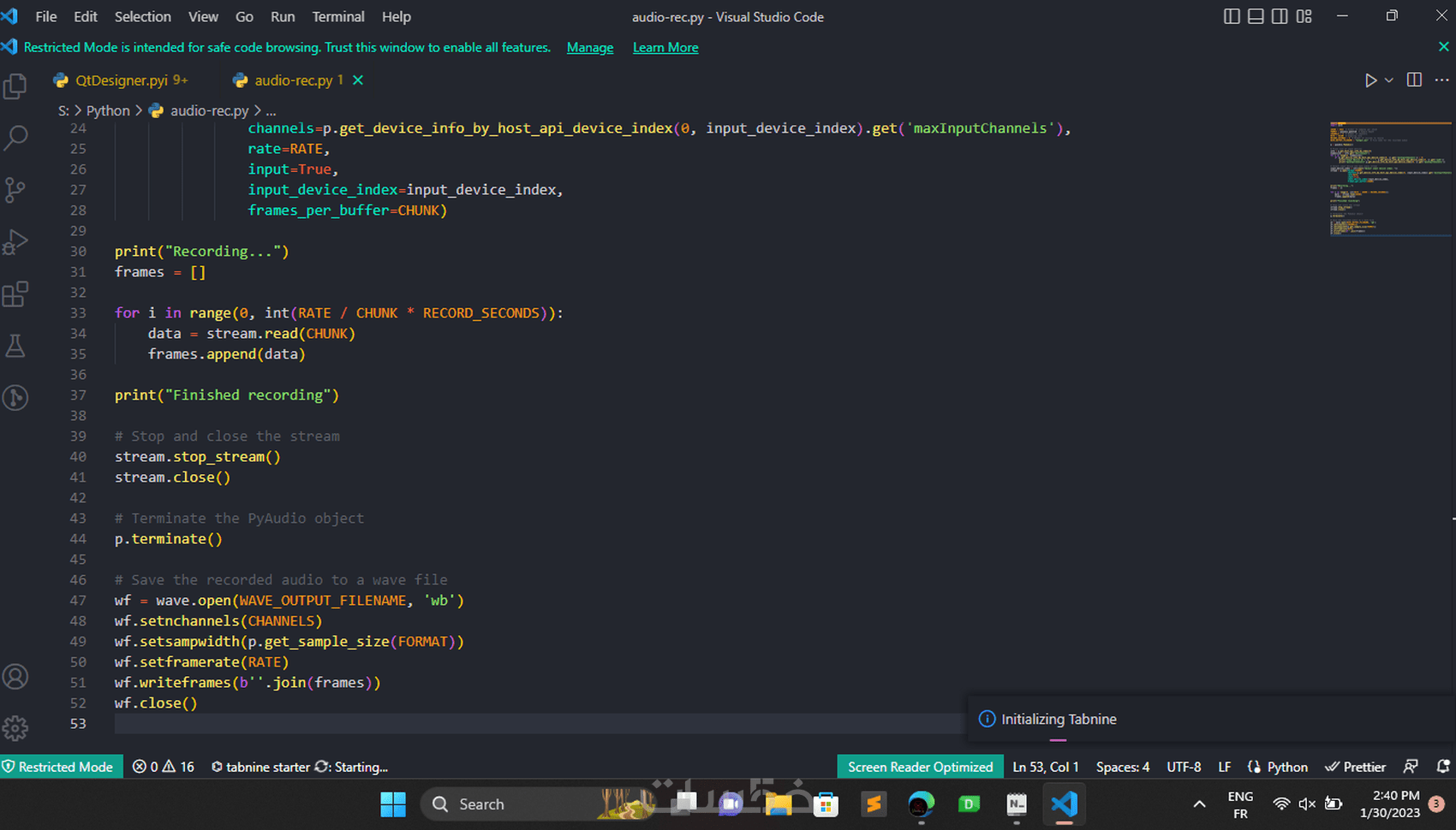 كتابة و تعديل اكود python - خمسات