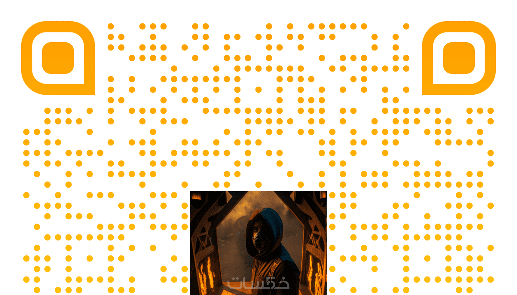 انشاء qr code مرفق مع لوجو او صوره شخصيه - خمسات