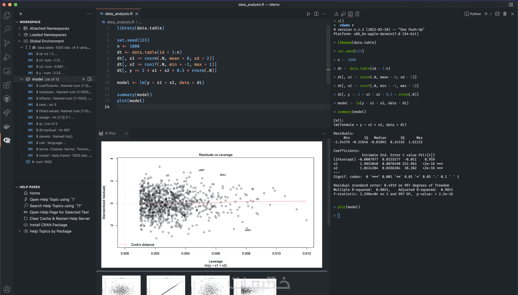 برمجة اي سكريبت بلغة البرمجة R - خمسات