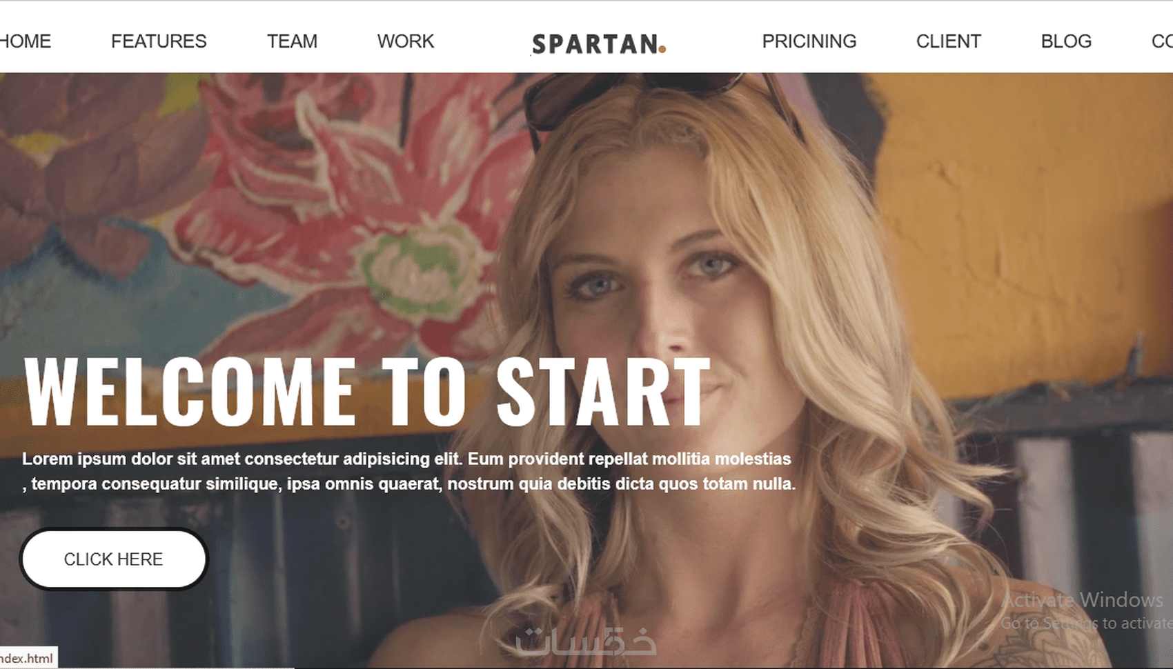 تصميم صفحات ويب باستخدام HTML,CSS,CSS3,BOOTSTRAP,JAVASCRIPT - خمسات
