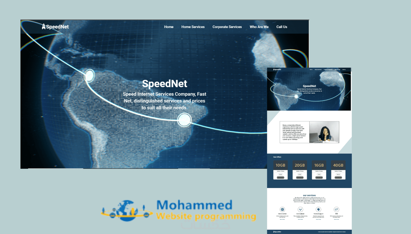 تعديل و صيانه مواقع Html و Css و Js خمسات